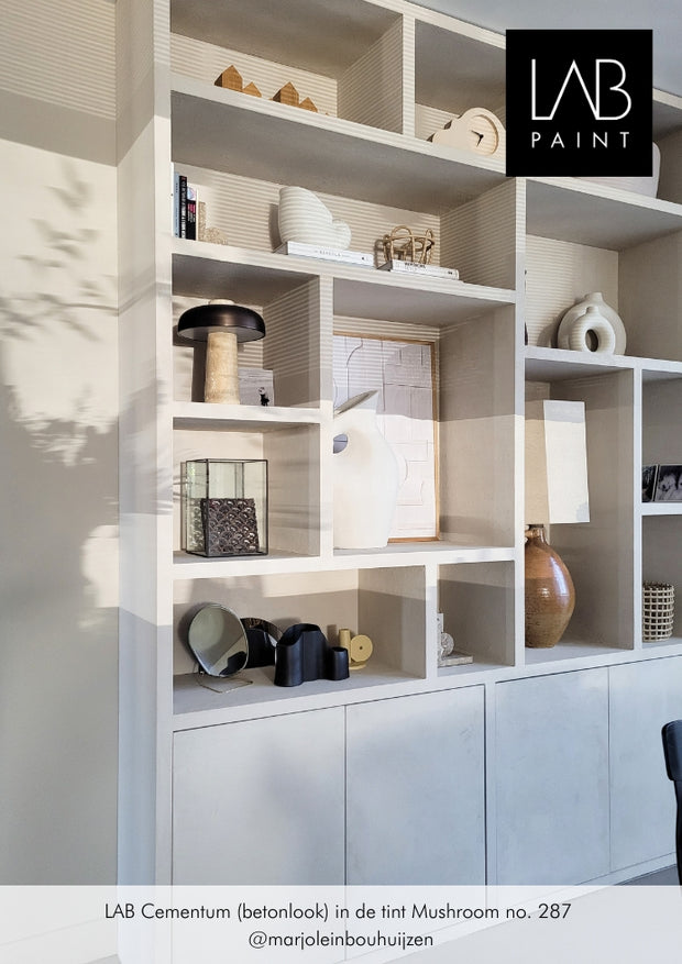 LAB Cementum Walls | MUSHROOM NO. 287 | Vestingh Paint • Craft • Lifestyle