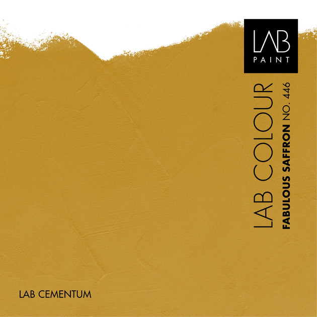 LAB PAINT Cementum Walls | FABULOUS SAFFRON NO. 446